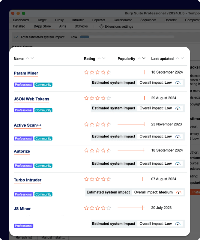 Burp Suite Professional - PortSwigger